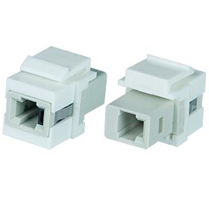 Fiber Optic Keystone Inserts Simplex MTRJ Connector Snap-In Module